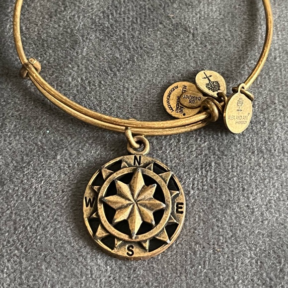 Alex and Ani | Jewelry | Alex And Ani Compass Bangle | Poshmark